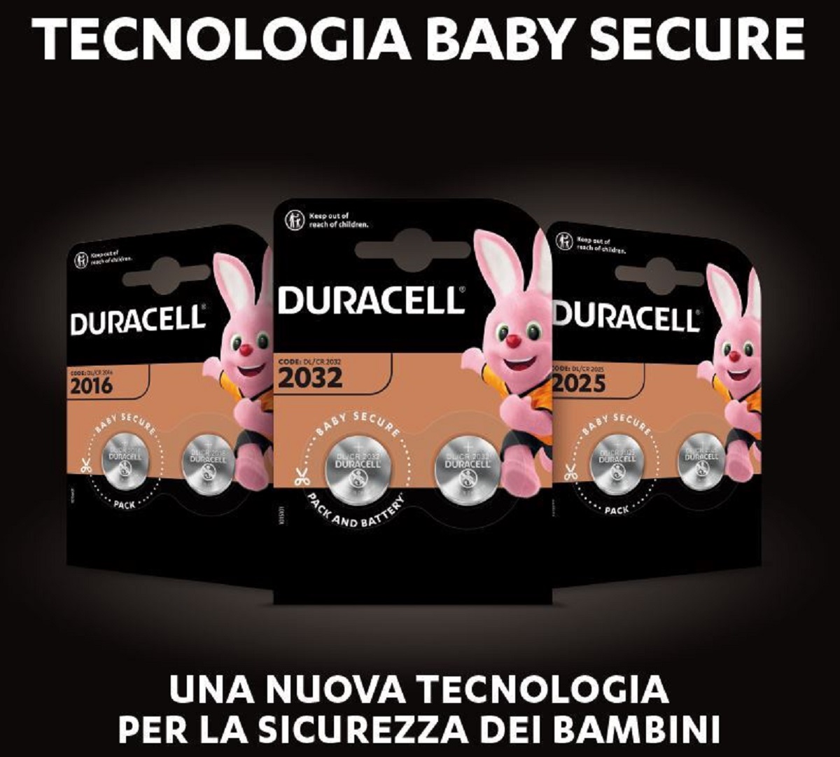 Duracell, con la Tecnologia Baby Secure a protezione dei bambini