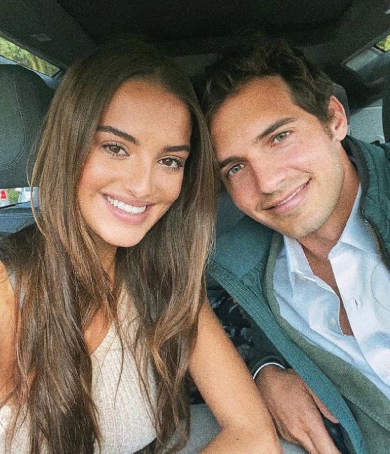 Riccardo Pozzoli e Gabrielle Caunesil genitori: è nato Romeo