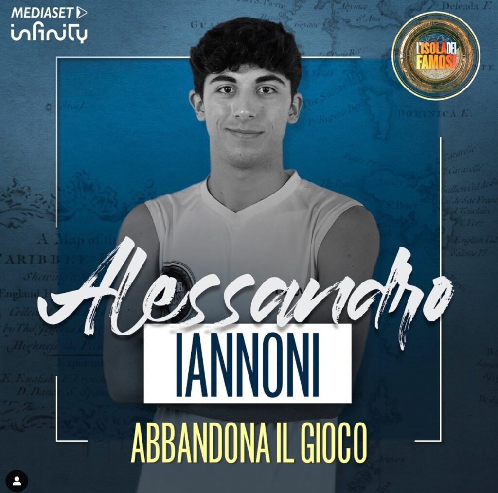 Alessandro Iannoni motivo ritiro Isola dei Famosi? Il sospetto del pubblico