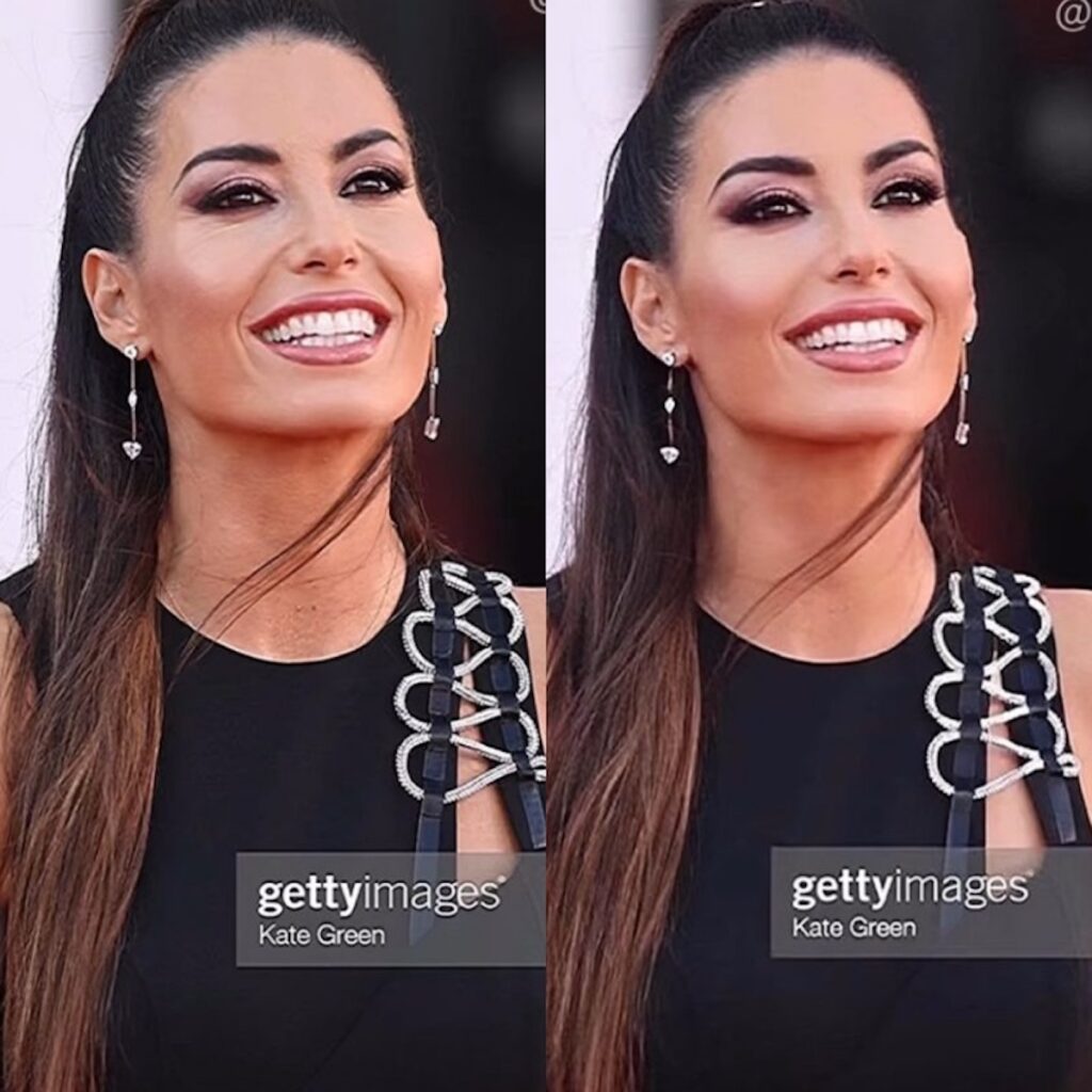 Elisabetta Gregoraci ritocca le foto scattate a Venezia