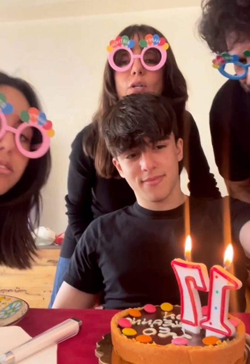 Ambra Angiolini e Francesco Renga insieme per il figlio Leonardo