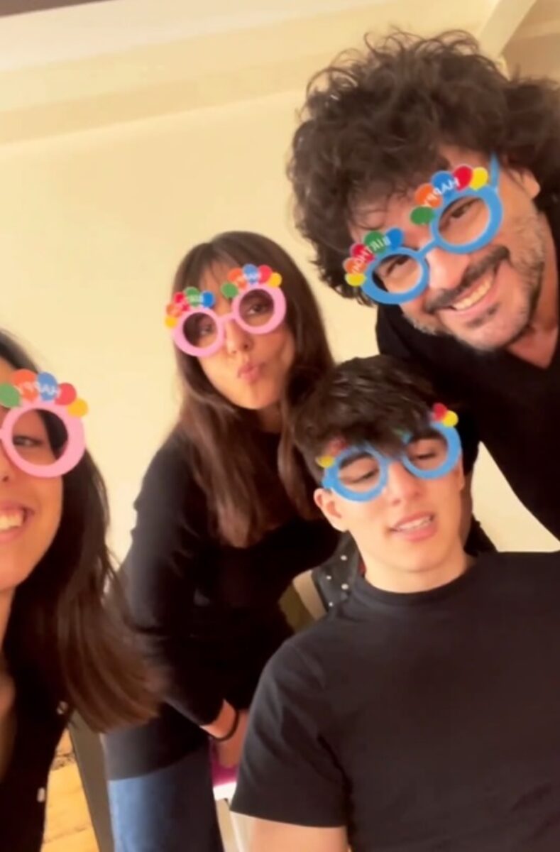 Ambra Angiolini e Francesco Renga insieme per il figlio Leonardo